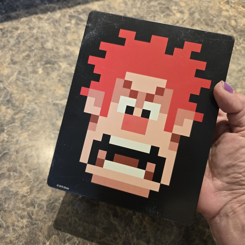 WRECK-IT RALPH 3D Blu-Ray STEELBOOK Lenticular magnet, Breaks The ...