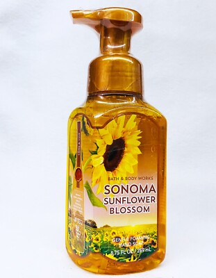 1 Bath & Body Works SONOMA SUNFLOWER BLOSSOM Gentle Foaming Hand Soap 8 ...