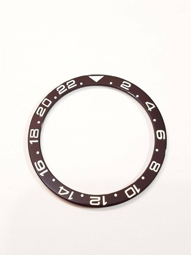 NEW BLACK BEZEL INSERT GMT 38MM W/ENGRAVE MARKERS LARGE DIVERS SKX007 ...