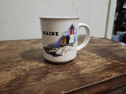 Vintage Coffee Mug Souvenir Cup Cape Shore Lighthouse | eBay
