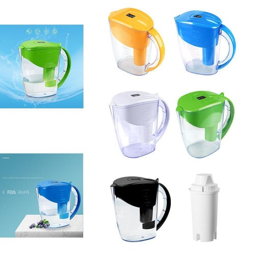 Home Office Alkaline Water Filter Pitcher 7 Stages Activated | eBay