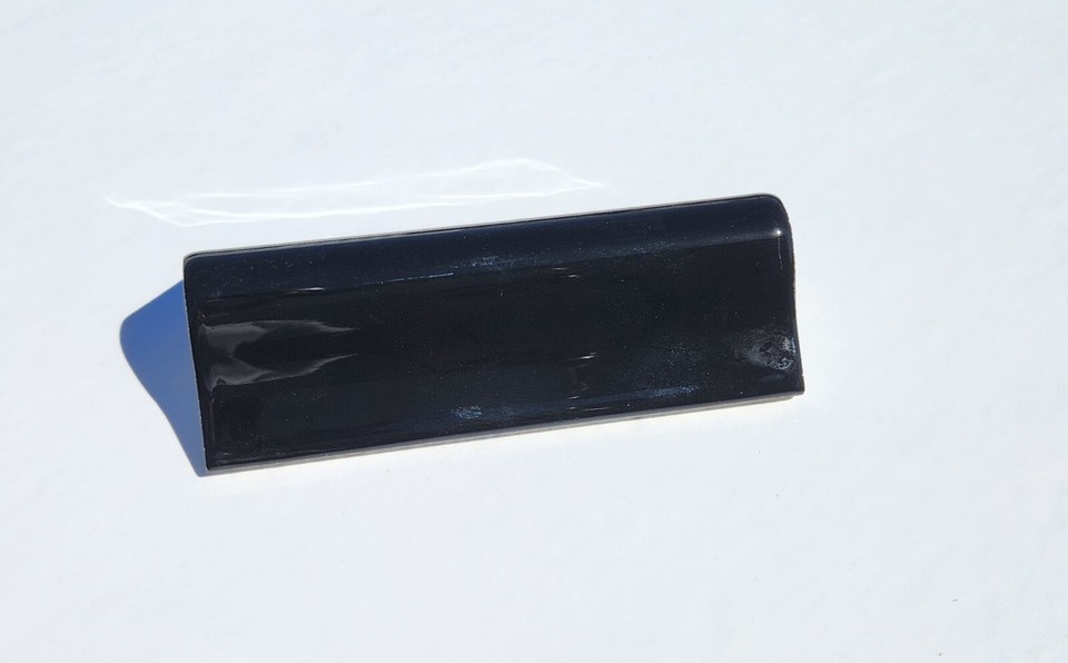 Glossy Black V Cap Ceramic Tile Countertop | eBay