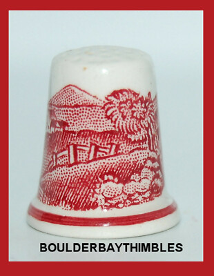 WGPH THIMBLE - ADAMS 'English Cattle Scenery' 1980 ENGLAND | eBay