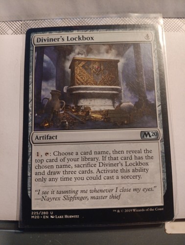 Diviner's Lockbox [Core Set 2020] Magic MTG | eBay