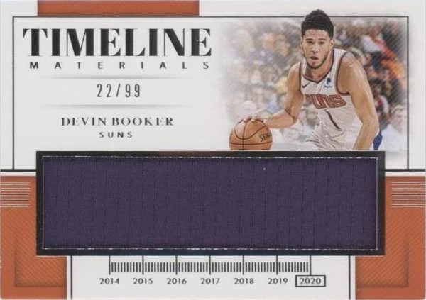 2019-20 Panini National Treasures - Timeline Materials #TM-DBK Devin Booker /99 (MEM) for sale ...