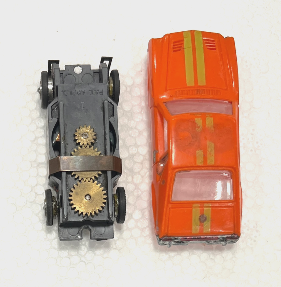 Super Rare Original Restorable Aurora Thunderjet Orange AMX HO Slot Car ...