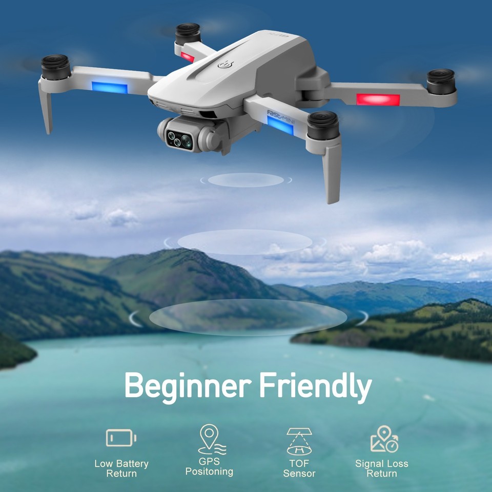 4DRC F8 GPS Drone with 4K Camera for Adults with Brushless Motor Follow ...