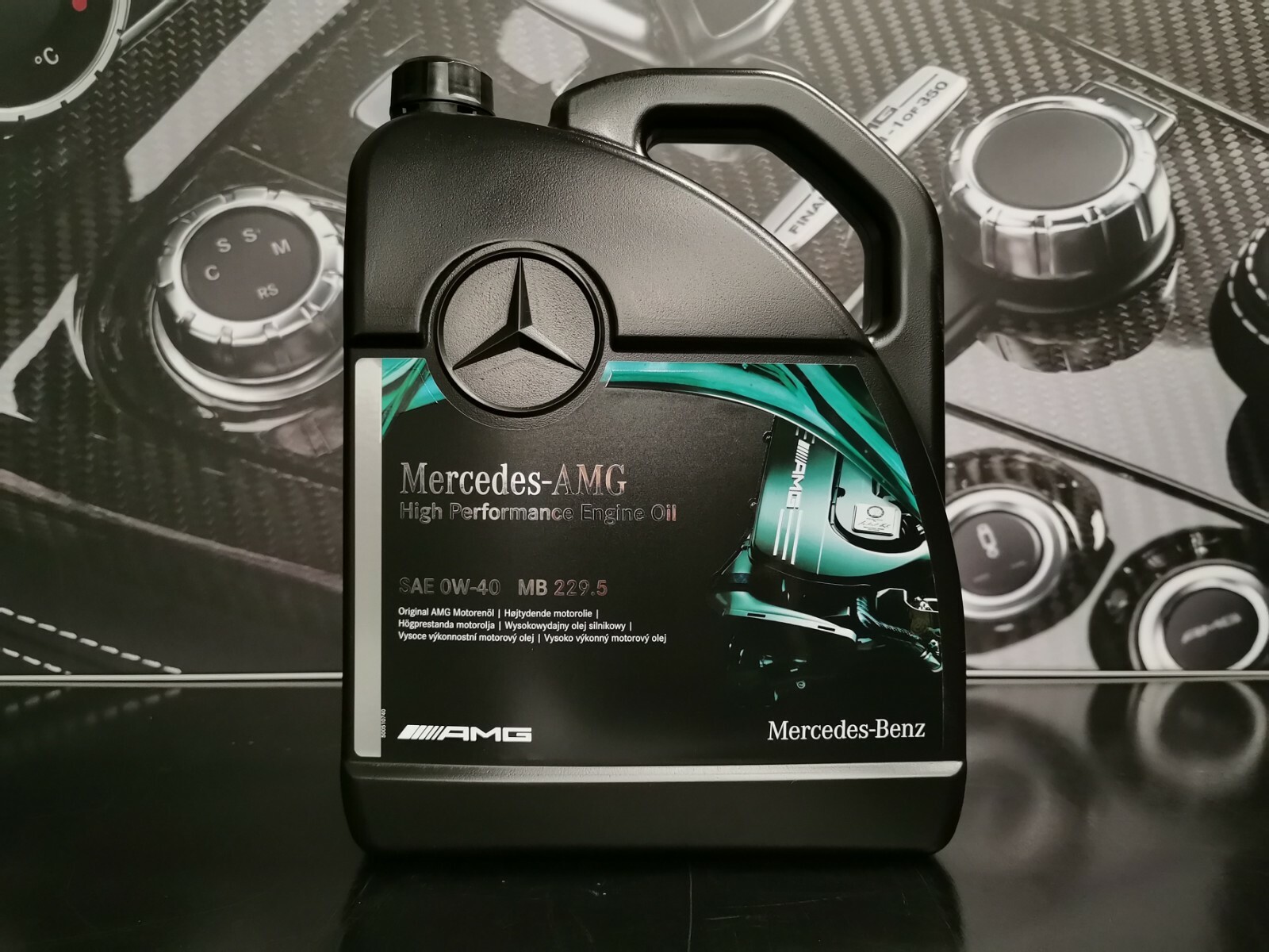 5L Genuine Mercedes-Benz 0W40 AMG Models High Performance Petrol Engine ...