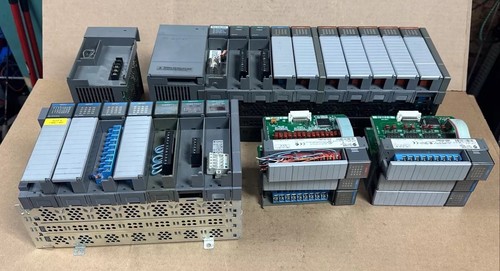 LOT Allen Bradley SLC 500 CPU Input Output Rack Power Supply 1746-P2 ...