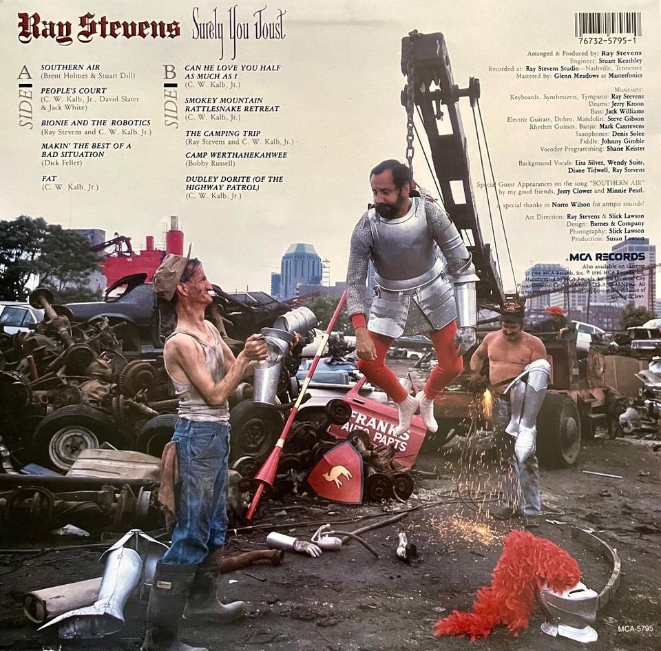 RAY STEVENS HAND SIGNED AUTOGRAPH /LP ALBUM "SURELY YOU JOUST" | eBay