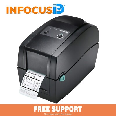 Brand New GoDex RT200 203 DPI Direct/Thermal Transfer Label And Barcode ...