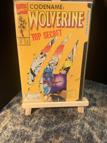 Codename Wolverine Top Secret #50 Marvel Comics Comic Book W/ Original ...