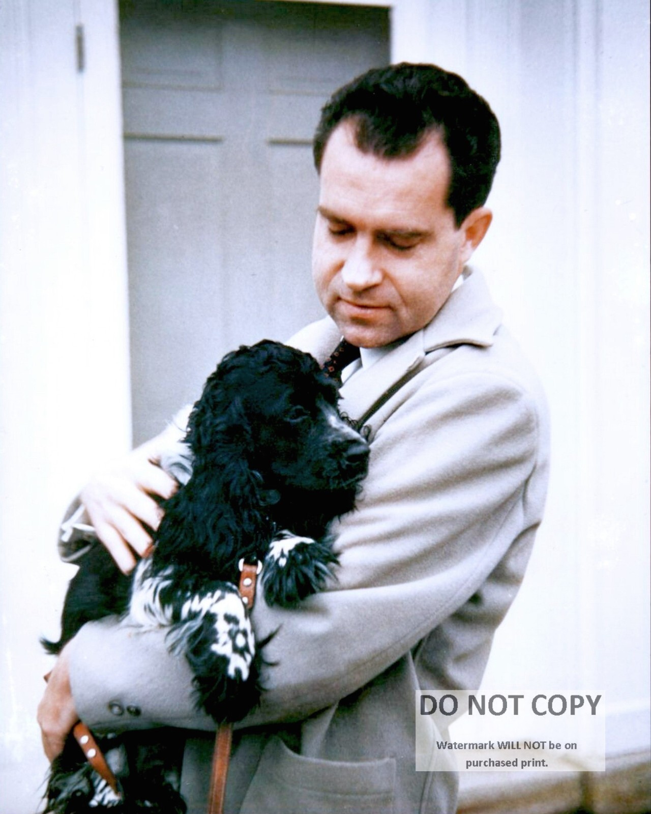 RICHARD NIXON WITH PET DOG "CHECKERS" SPEECH - 8X10 PHOTO (ZY-275) | eBay