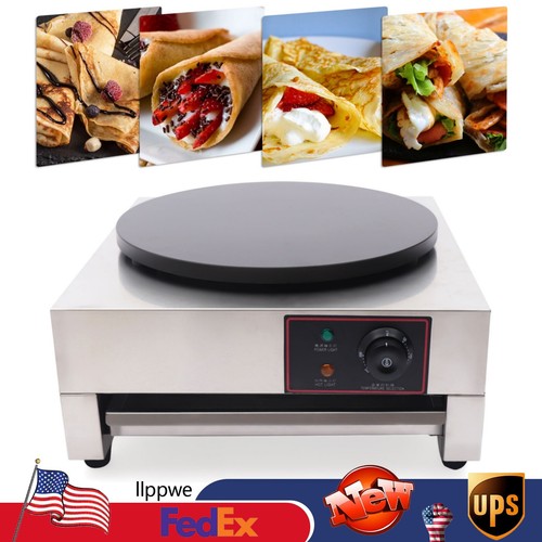 1700W 16" Commercial Electric Crepe Maker Pancake Machine Big Hotplate ...