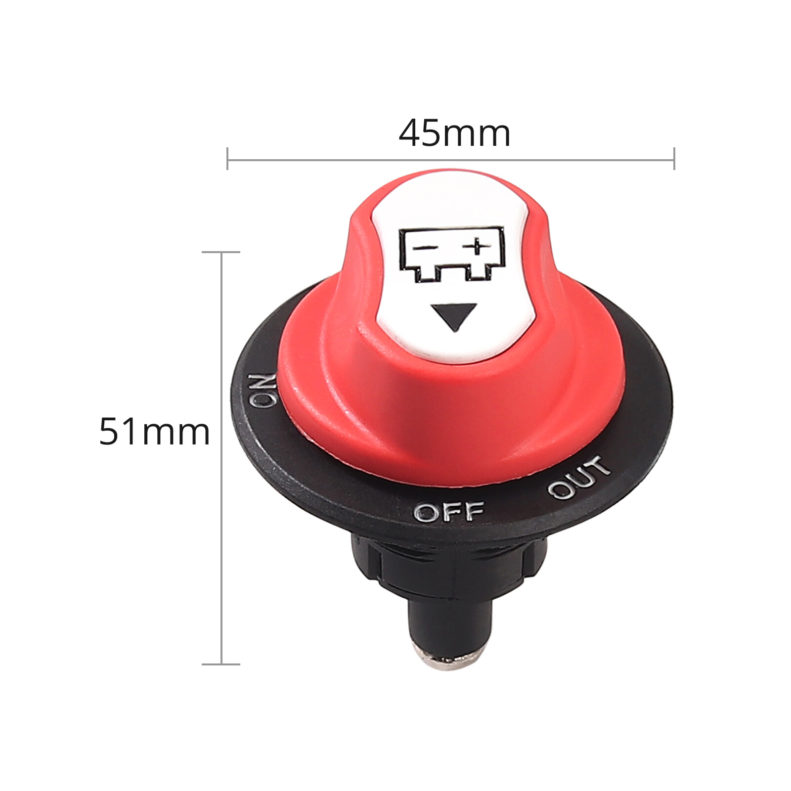 50A Battery Isolator Switch Master Panel Mount ON/OFF Truck Boat Marine ...