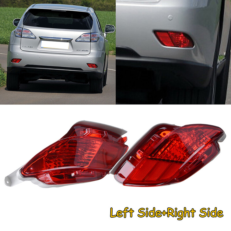 Left+Right Rear Bumper Lights For Lexus RX270 RX350 RX450H 2010-2015 ...