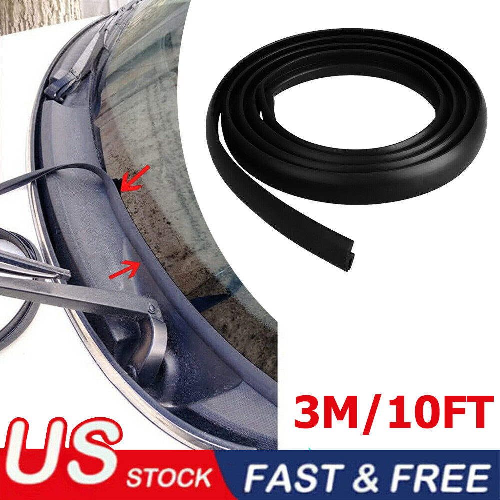 10FT Windshield Rubber Molding Seal Trim Universal for Windscreen and ...