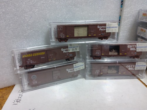 N SCALE MICRO TRAINS 50 FT BOX CARS SP CB X 5 | eBay