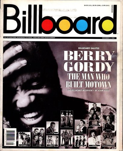 Billboard magazine November 5, 1994 Motown Records Founder Berry Gordy ...