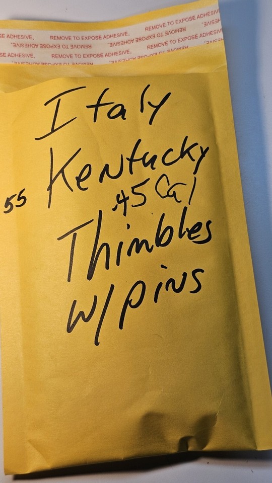 Italy Sidelock Kentucky Rifle Muzzleloader Thimbles With Pins | eBay