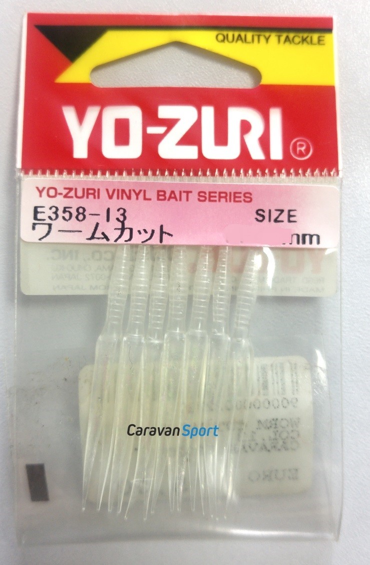 CODE DI RONDINE WORM CUT VINYL BAIT YO-ZURI VARI COLORI SILICONE TRAINA ...