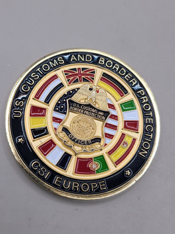 U.S Customs And Boarder Protection CSI Europe Challenge Coin | eBay.de
