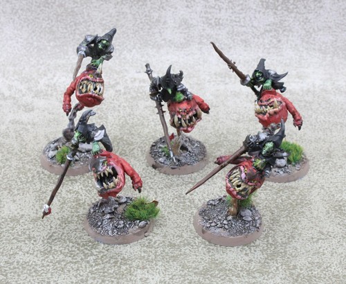 Warhammer GOBLIN SQUIG HOPPERS x5 Well Painted Orruks Old World AoS GW ...