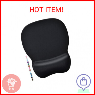 MROCO Ergonomic Mouse Pad with Gel Wrist Support, Comfortable Mousepad ...