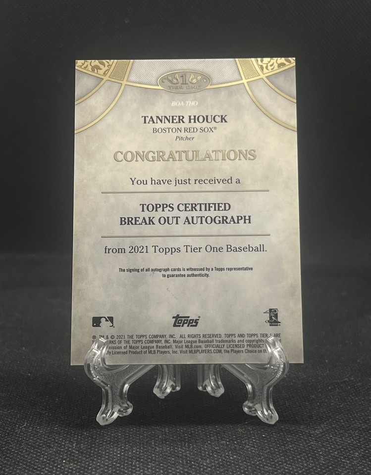 2021 Topps Tier One Tanner Houck Rookie Auto /10 | eBay