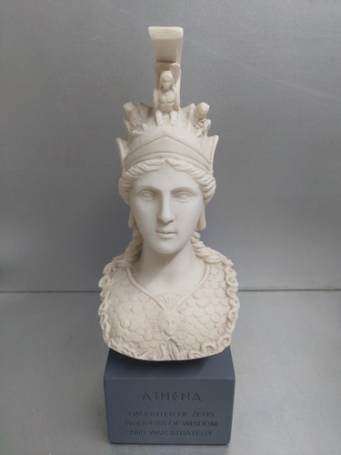 Athena Pallas Pallada sculpture bust Goddess of Wisdom and Strategy on ...
