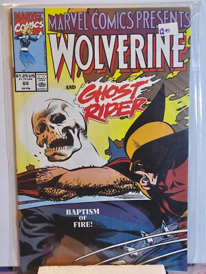 Marvel Comics Presents Wolverine & Ghost Rider #65 Comic 1990 Marvel ...
