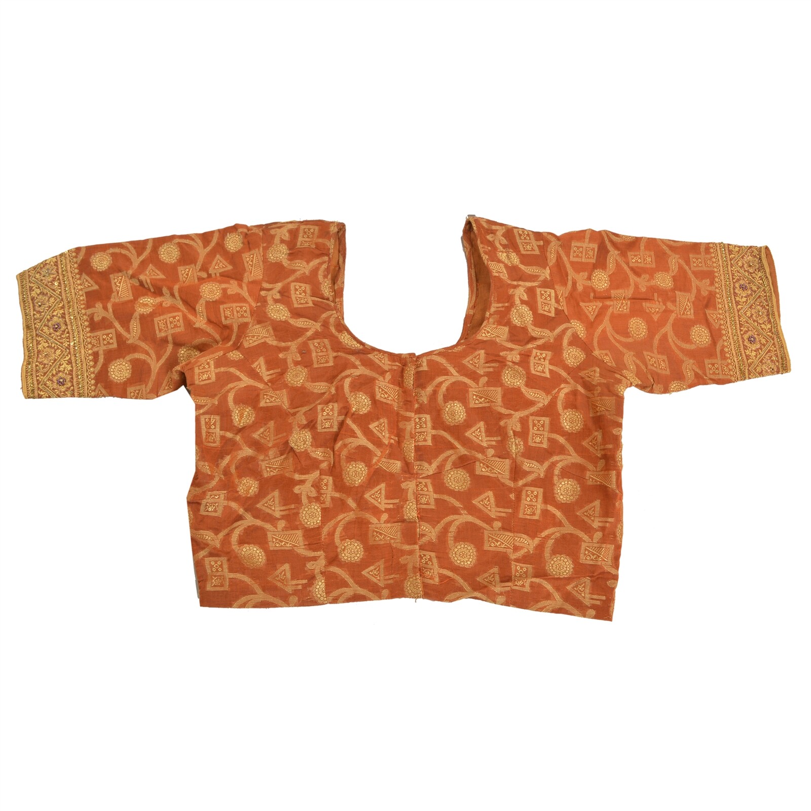 Sanskriti Vintage Sarees Pure Organza Silk Beaded Premium Sari Fabric ...