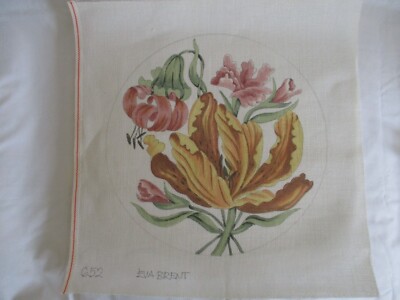 Eva Brent Tropical Flowers #652, HP Needlework Canvas | eBay