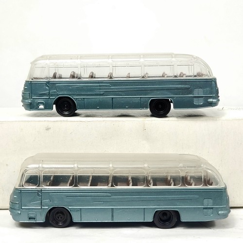 4x VINTAGE Hammer MAN, Bussing No 1, No 2 Plastic Coach Bus W. Germany ...