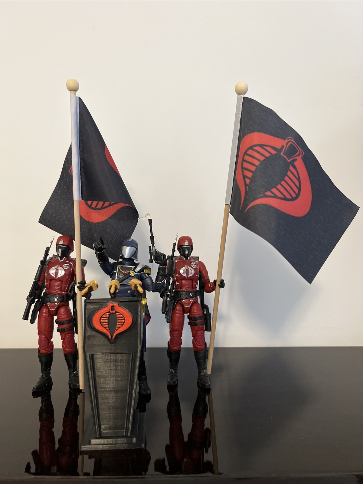 Cobra Flag for GI Joe Classified x2 PLEASE READ | eBay