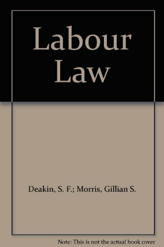Labour Law By Simon Deakin,Gillian Morris 9780406900098 | eBay