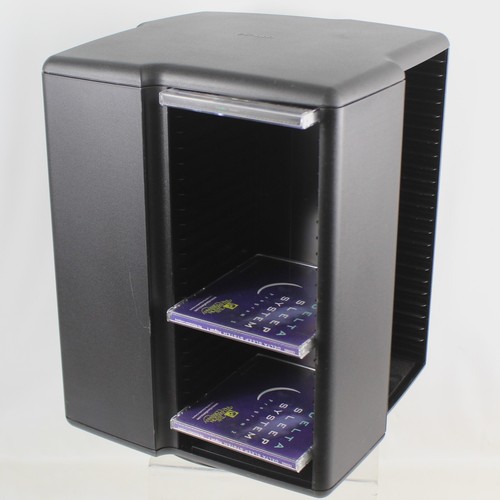 Laserline 100 CD DVD Rotary Carousel Storage Holder Rack Spinning Tower ...