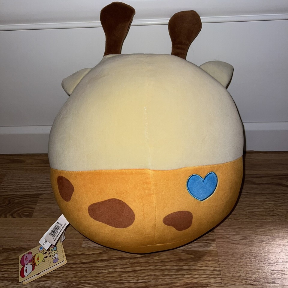 14" POTATO Giraffe Plush Blue Heart Japanese Stuffed Animal NWT | eBay