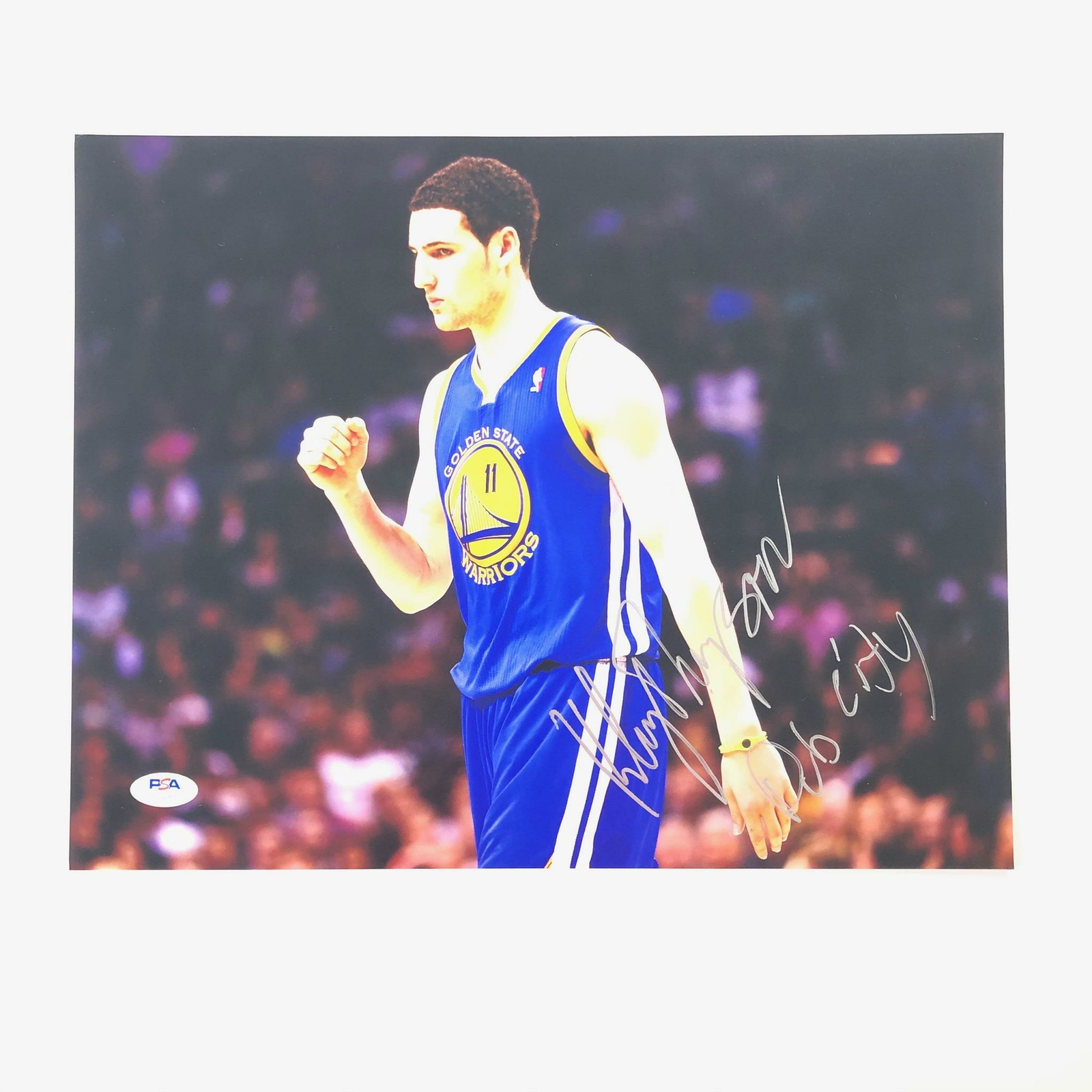 Klay Thompson Autographed Memorabilia | Signed Photo, Jersey ...