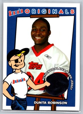 2004 Bazooka Dunta Robinson Originals Jerseys #BO-DR - Houston Texans ...