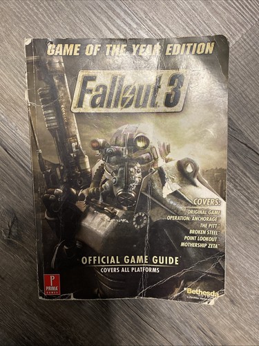 Fallout 3 Official Guide Game Of The Year Strategy Book 9780761563273 ...