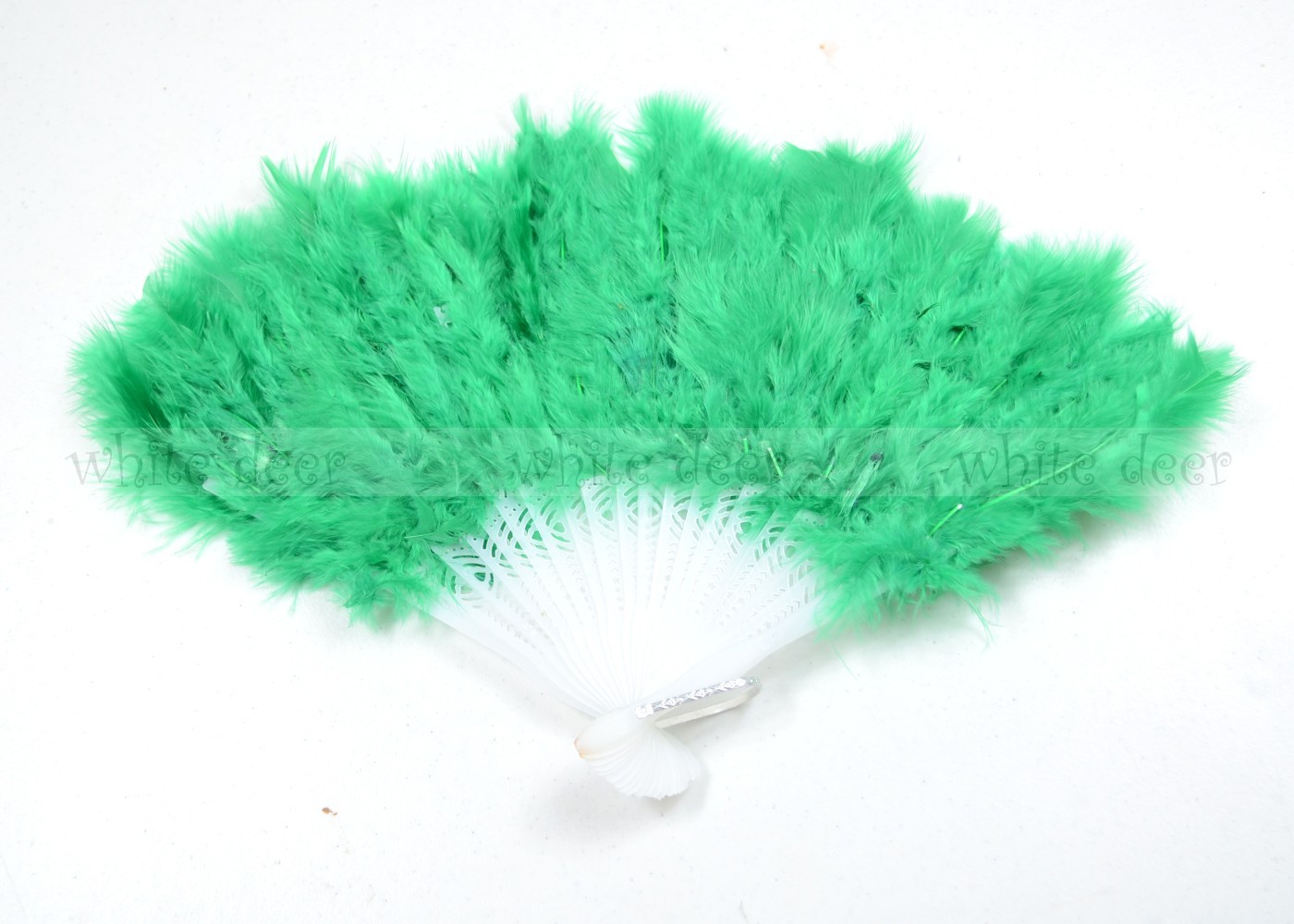 Chinese Japanese folding Feather Hand Fan U.S. Seller 7 colors to ...