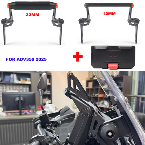 For Honda ADV350 2025- Bracket Motorcycle Phone Holder GPS Navigation ...