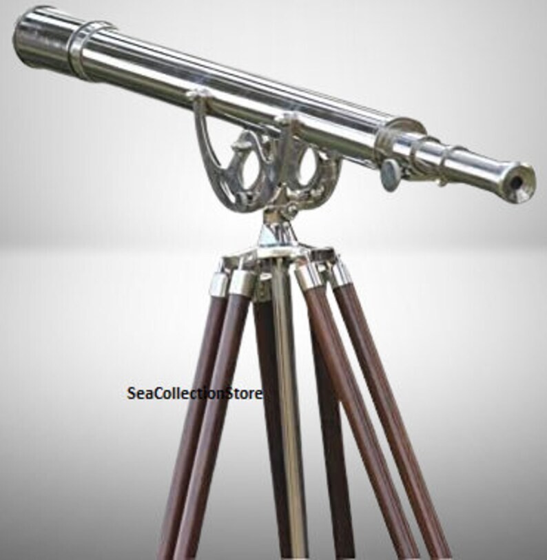 Brass Telescope Nautical Spyglass Maritime Telescope with Adjustable ...