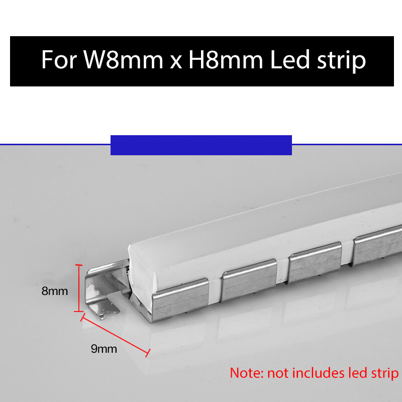 3.3ft Stainless Steel Keel Fixing Slot Modeling Ceiling Light High ...