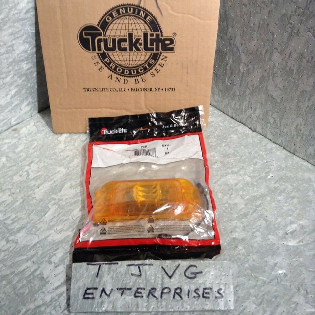 Truck-Lite 21075Y 21 Series Rectangular Marker Clearance Light Kit 8 ...