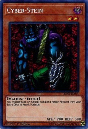 CYBER STEIN *** 1ST EDITION SECRET RARE BLHR-EN074 (MINT/NM) YUGIOH | eBay