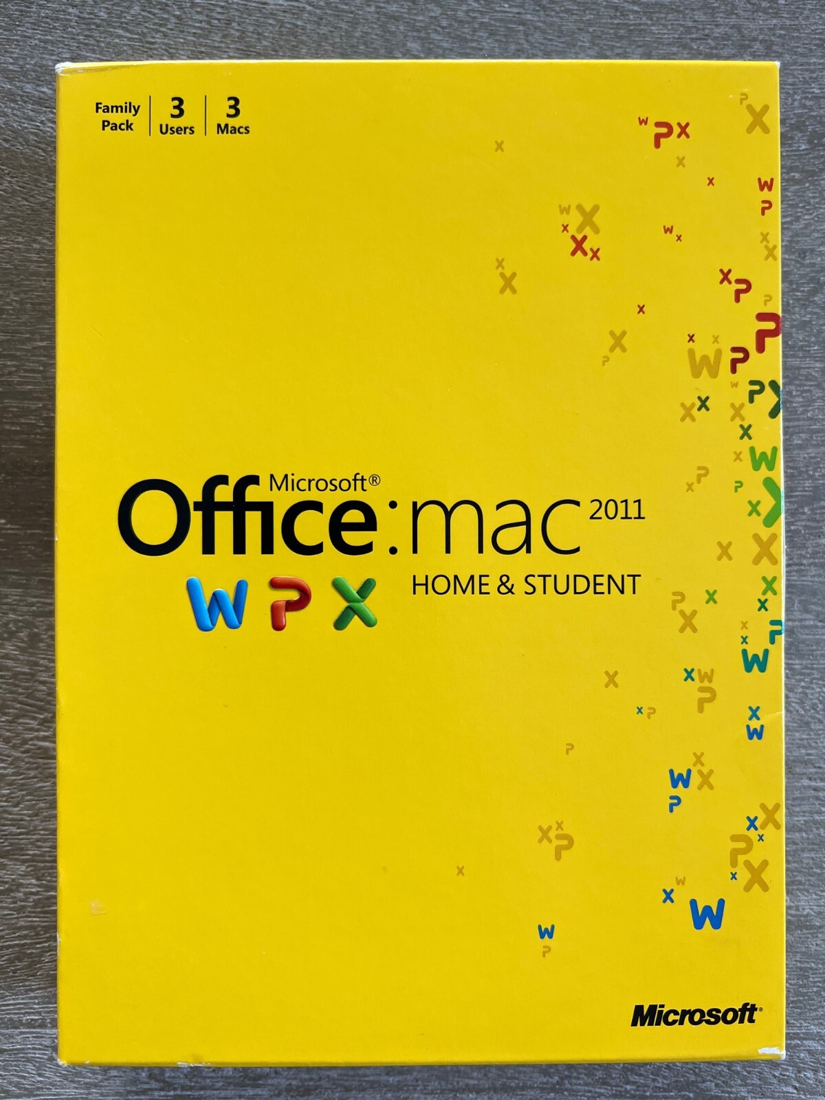 Microsoft Office Mac Home and Student 2011 - 3 User Pack | eBay