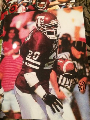 RObert Wilson AUTOGRAPHED Miami dolphins Texas Aggies 8x10 Photo Holo B ...