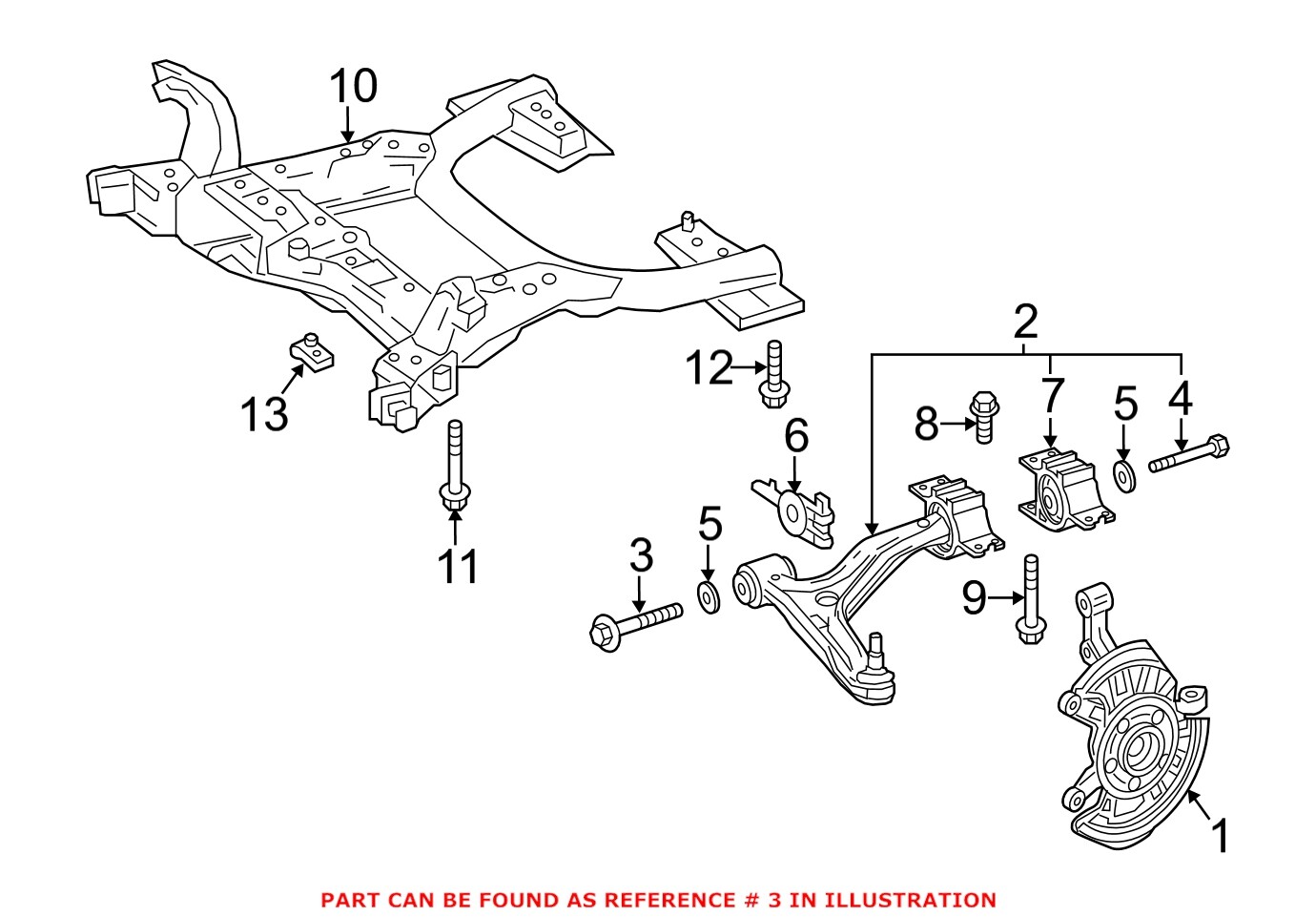 Genuine OEM Suspension Control Arm Bolt Left for Mercedes 0019908903 | eBay